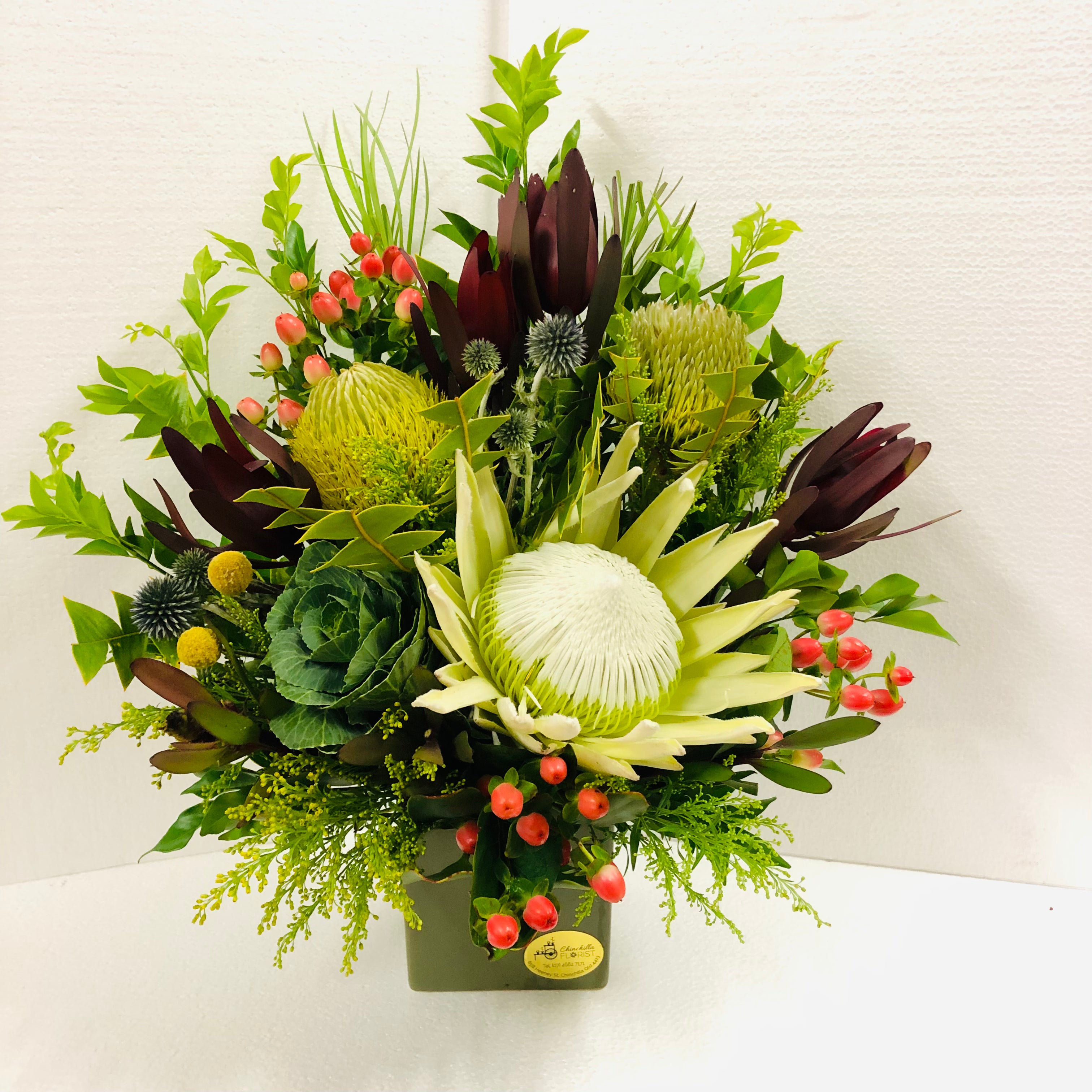 Ceramic Pot Fresh Flower Arrangement - Designers Choice – Chinchilla ...